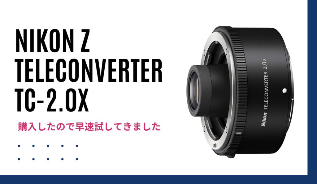 【実写作例付きレビュー】「Z TELECONVERTER TC-2.0x」を購入！焦点距離を2倍に伸ばす画期的なテレコン。 - ケロカメラ